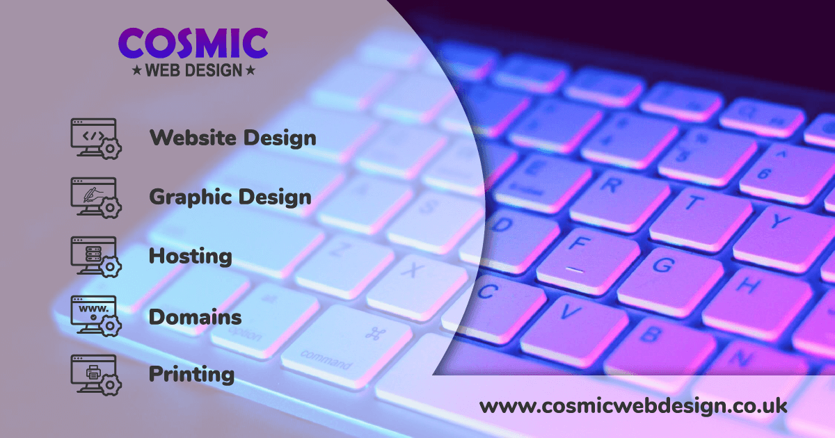 Cosmic web design giving your business a successful presence
